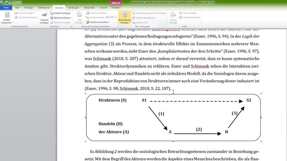 Abbildungsverzeichnis in Word erstellen + Video Tutorial
